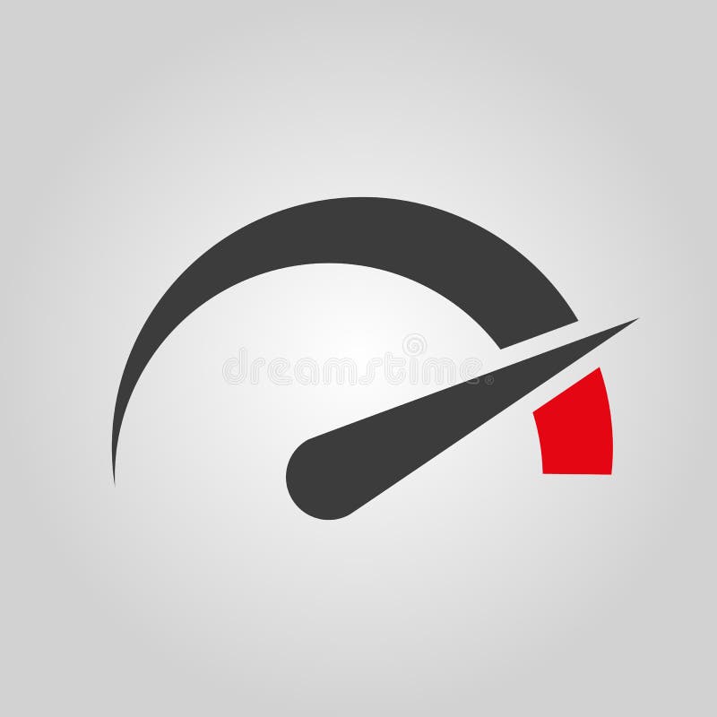 The Tachometer, Speedometer and Indicator Icon. Stock Vector ...