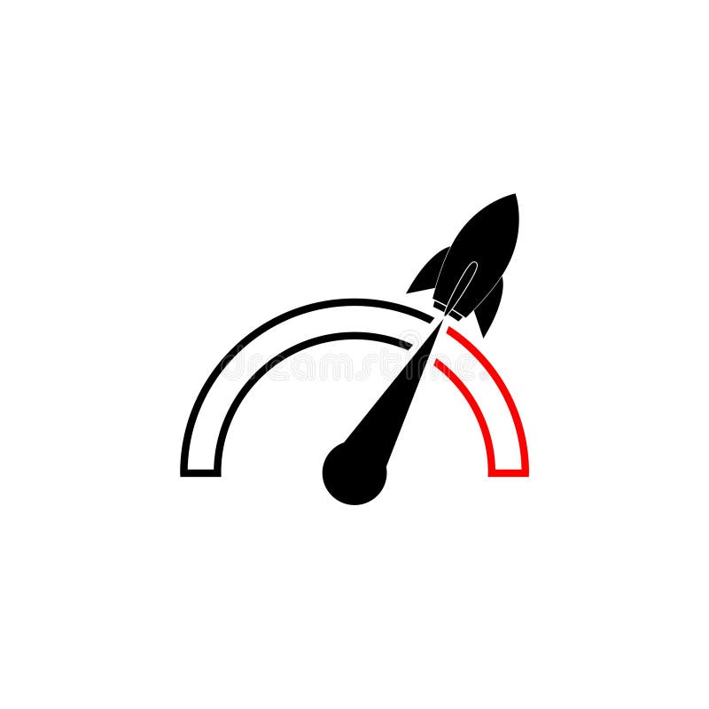 The Tachometer, Speedometer and Indicator Icon. Performance Measurement ...