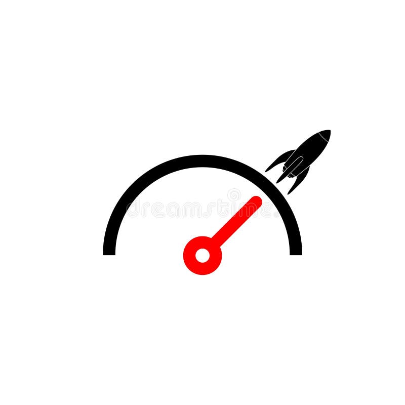 The Tachometer, Speedometer and Indicator Icon. Performance Measurement ...