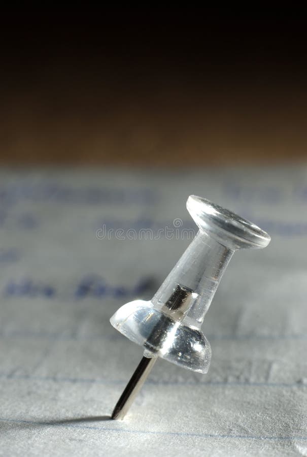 Tack on, close up stock photo. Image of reminder, note - 4180086