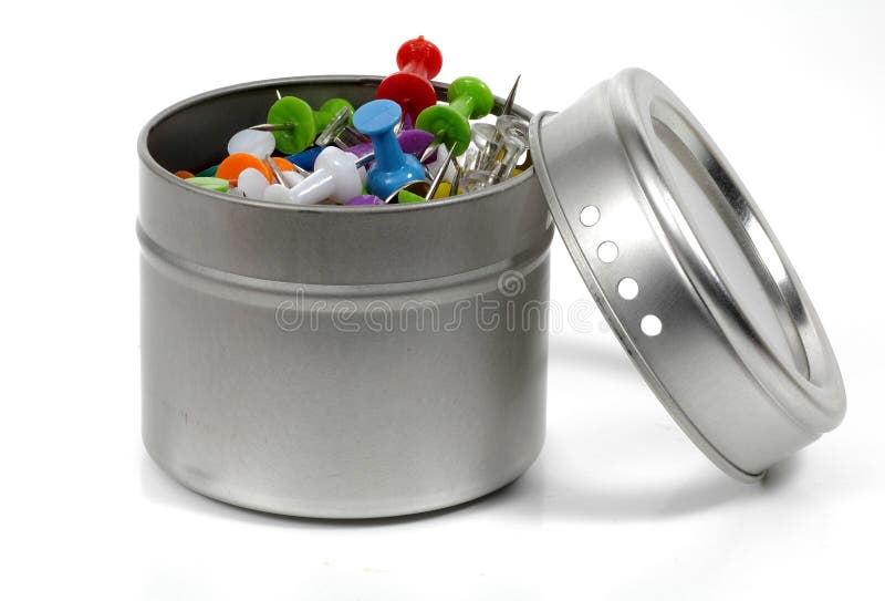 Tack COntainer stock photo. Image of work, isolated, organize - 57688