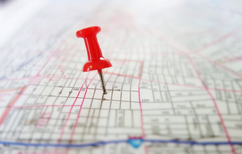 Tack map stock image. Image of travel, urban, city, look - 50255221