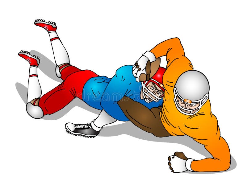 Tackle stock illustration. Illustration of defense, aggressive - 368381