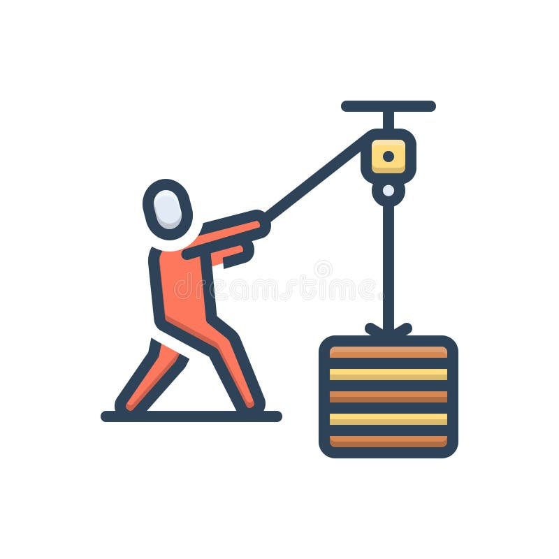 Mix Icon for Tackle, Catch and Rope Stock Vector - Illustration of sign ...