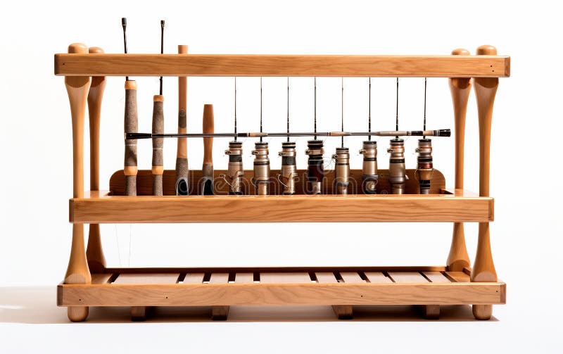 Tackle Organization on White Background Stock Illustration ...