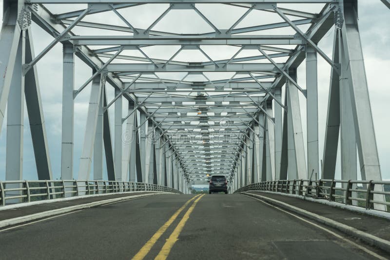 Tacloban, Leyte, Philippines - Driving through the San Juanico Bridge ...