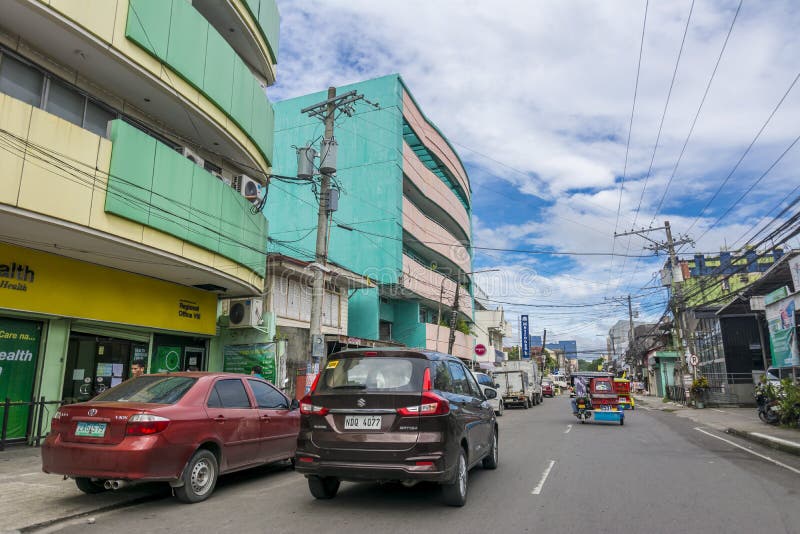 Tacloban, Leyte, Philippines - a Scene in Downtown Tacloban Editorial ...