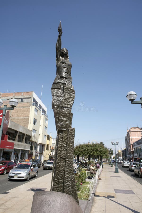 TACNA PERU city view editorial stock image. Image of skyscraper - 296288109
