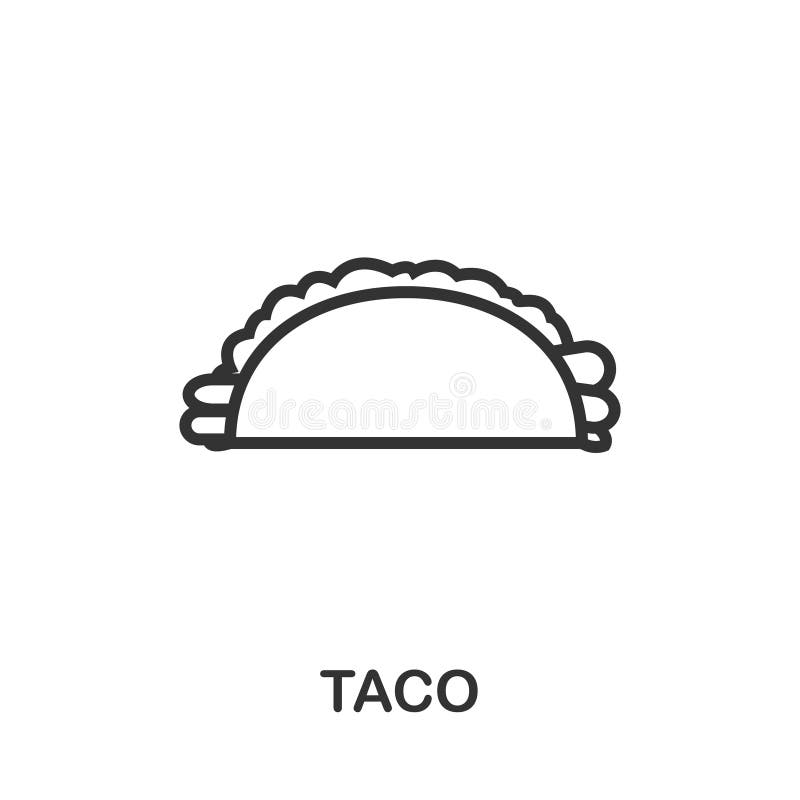 Taco Line Art Stock Illustrations – 1,268 Taco Line Art Stock ...