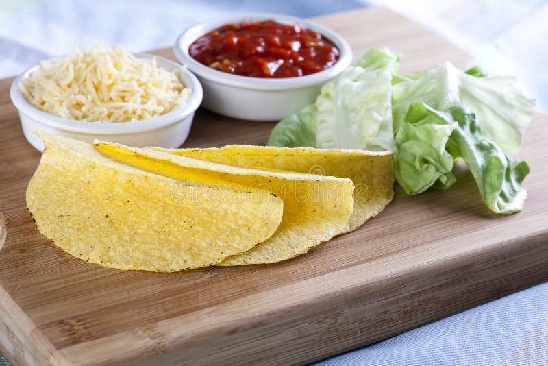 Taco Ingredients stock image. Image of taco, lunch, meat - 19340137