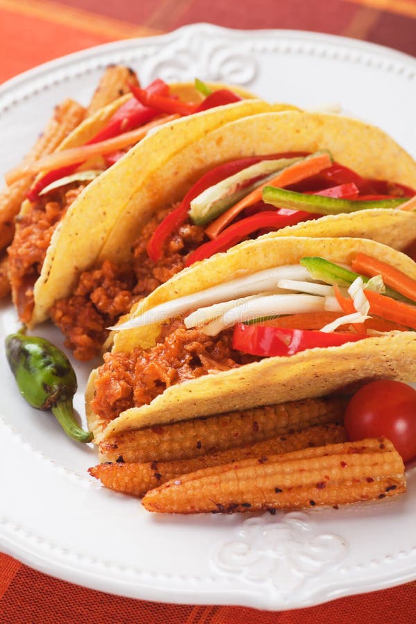 Taco shells stock photo. Image of tacos, food, vertical - 36919408