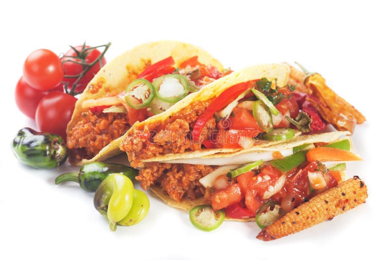 Taco shells stock image. Image of mexican, cuisine, white - 36920063