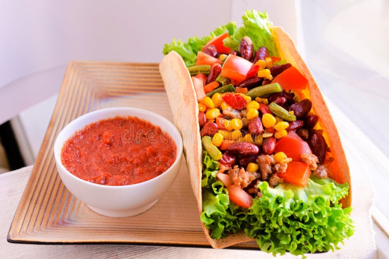 Taco time stock photo. Image of fajita, fresh, ingredient - 29557996