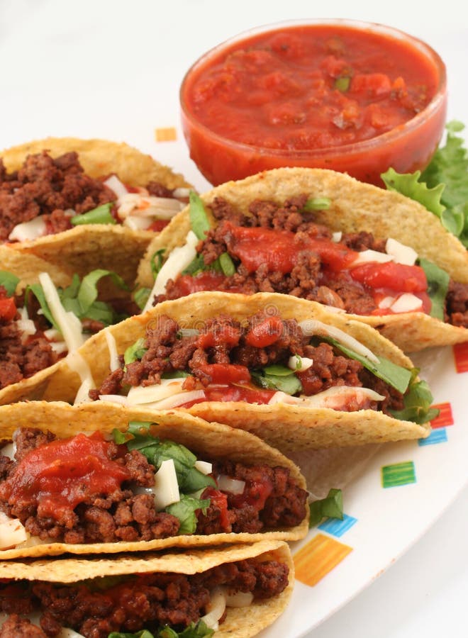 Tacos stock photo. Image of shell, crunchy, spicy, taco - 863918