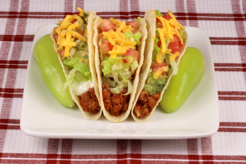 Comida Perfecta Mexicana Del Tacos Imagen de archivo - Imagen de comer ...