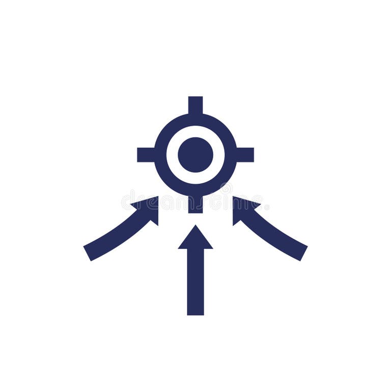 Tactic Icon on White, Vector Stock Vector - Illustration of vector ...