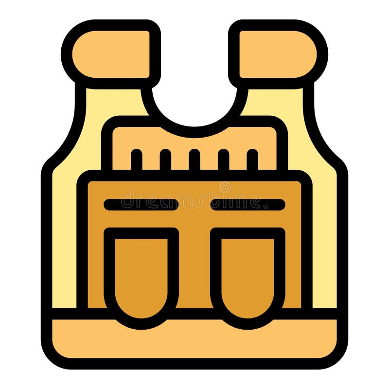 Tactical Armor Icon Vector Flat Stock Vector - Illustration of ...