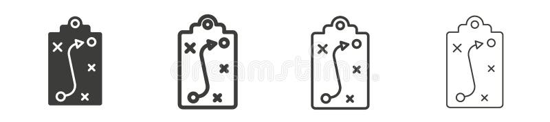 Tactical Icon Vector Set on White Background Stock Vector ...