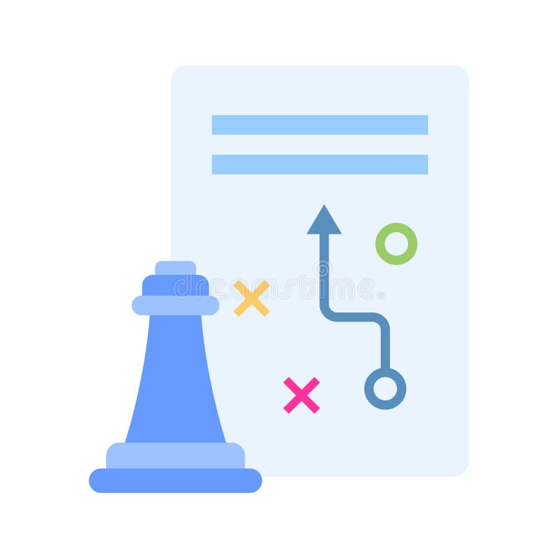 Tactical Planning, Strategy Flat Vector Design in Modern Style Stock ...