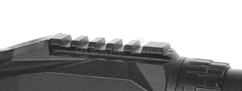 Tactical Rail for Accessories on a Scope Stock Photo - Image of optic ...