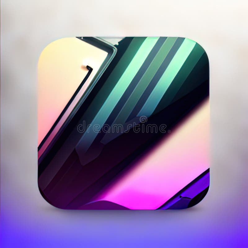 Tactical Shooter Software App Icon. Generative AI. Stock Illustration ...