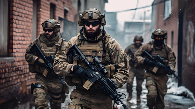 Tactical Urban Mastery: Armed Forces Dominate the Urban Terrain with ...