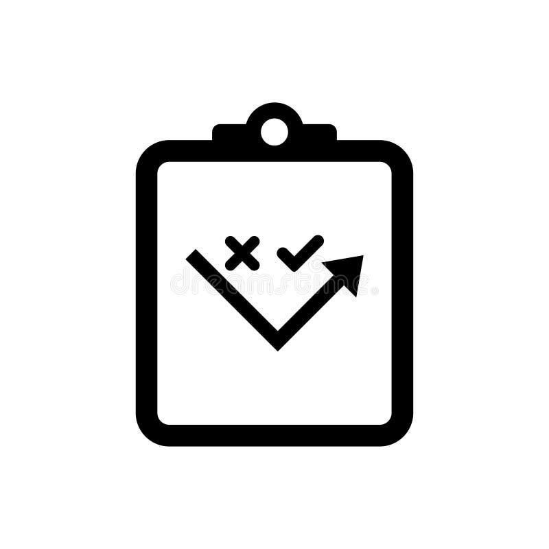 Tactics Icon stock vector. Illustration of tactic, plan - 192457440