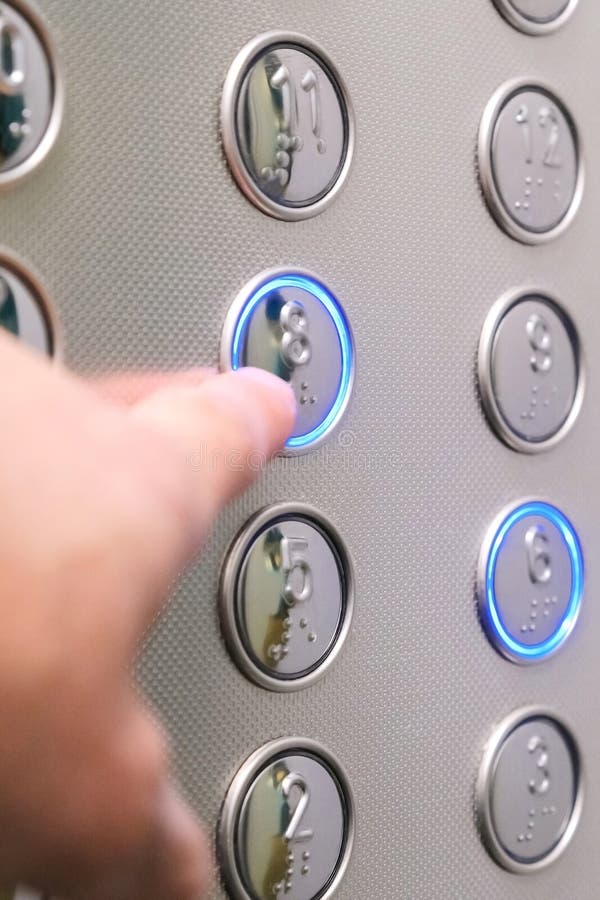 Tactile Digit Icons for the Visually Impaired. Elevator Buttons ...