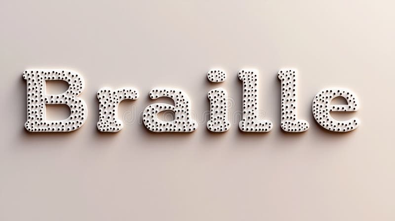 The Tactile Dots of a Braille Sign Offer Information in a Tactile ...