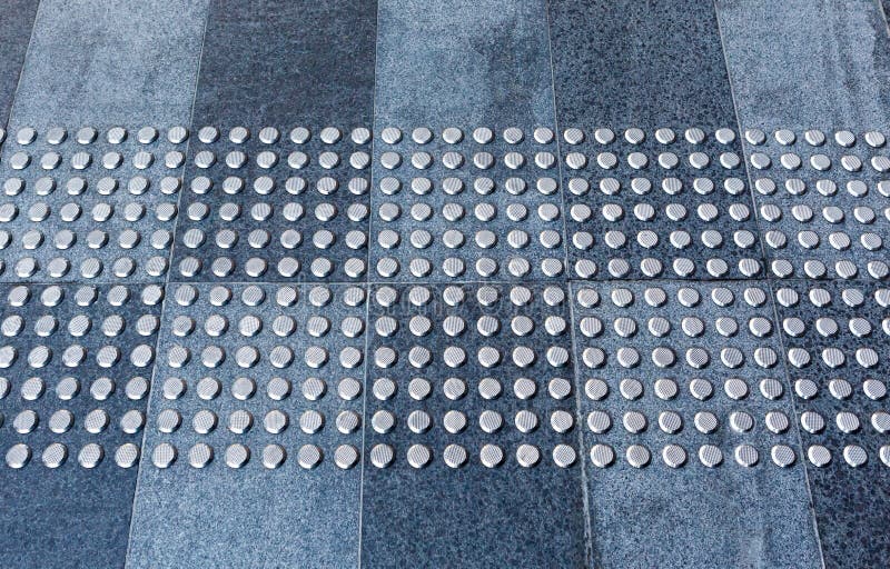 Metal Tactile Strips With An Yellow Line - For Visually Impaired ...