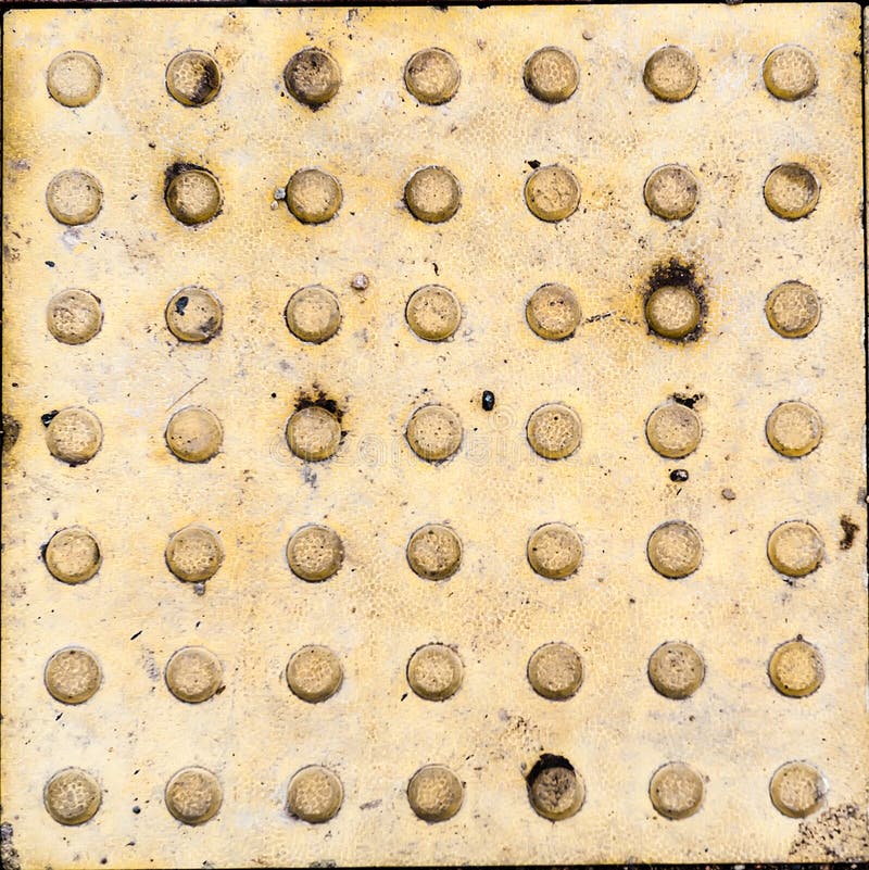 Braille Pavement - Tactile Paving Surface. Texture, Pattern. Stock ...