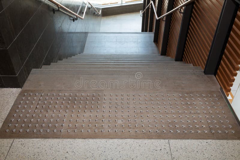 Tactile paving stock photo. Image of impaired, truncated - 46279966