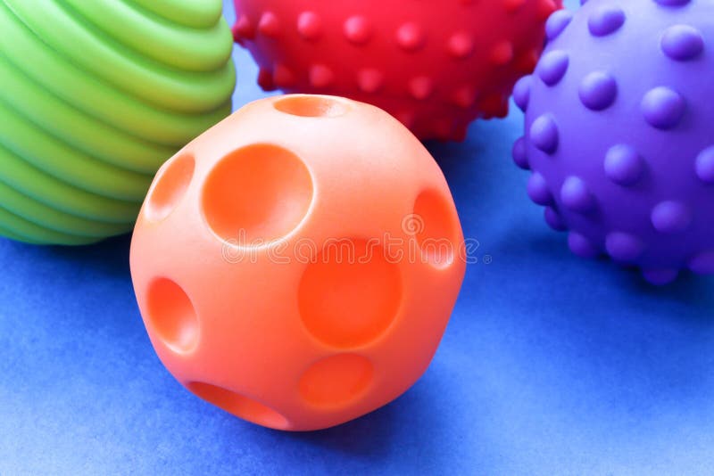 Tactile or sensory balls stock image. Image of sensory - 161353967