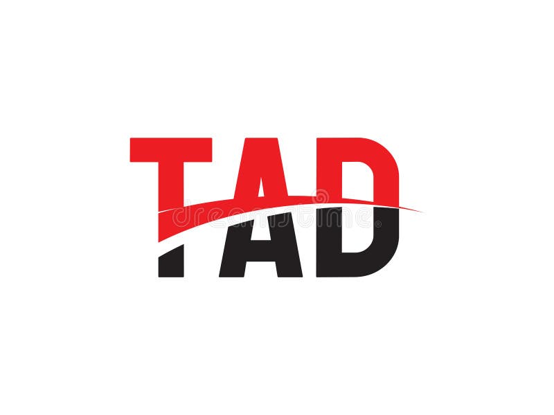 TAD Letter Initial Logo Design Vector Illustration Stock Vector ...