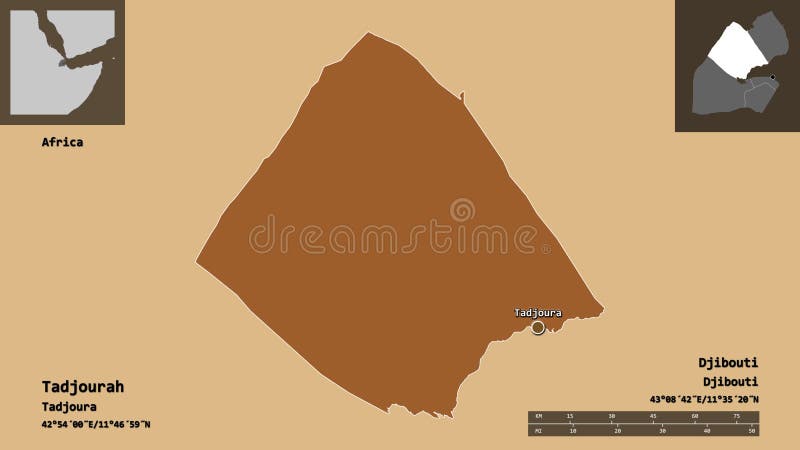 Tadjourah, Region of Djibouti,. Previews. Pattern Stock Illustration ...