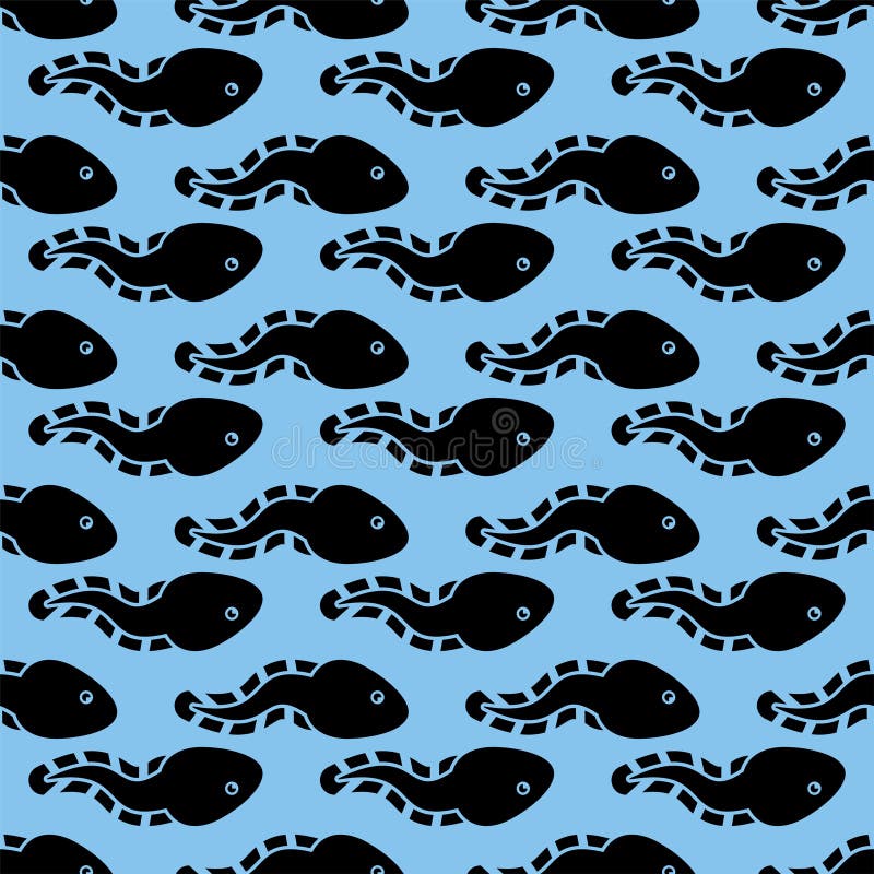 Tadpole Isolated. Frog Larva Stock Vector - Illustration of number ...