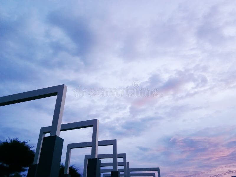 Beautiful Art of Architecture in Tadulako University Park Stock Image ...