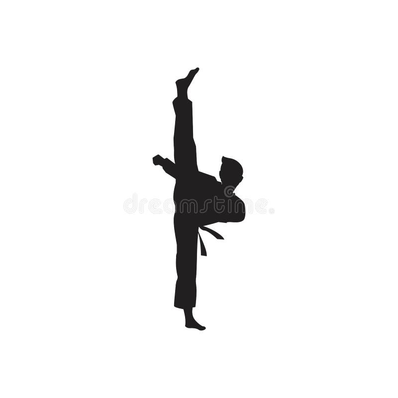 Taekwondo Vector Icon Design Stock Vector - Illustration of fighter ...