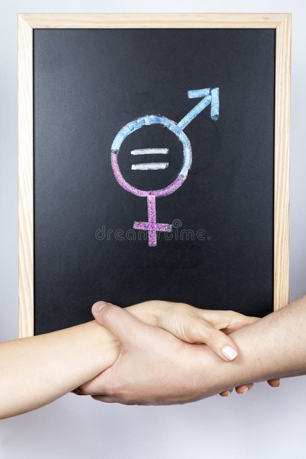 Symbol Der Gleichberechtigung Der Geschlechter Stockbild - Bild von ...