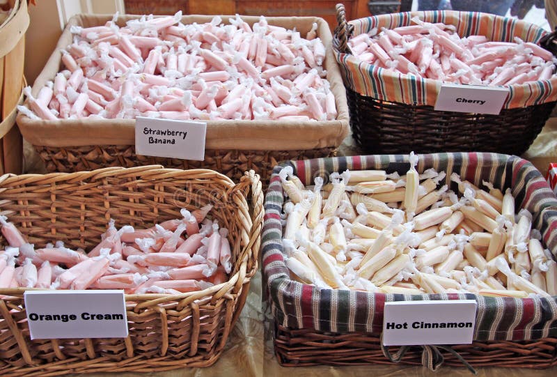 Taffy for Sale stock image. Image of candy, bulk, orange - 31421349