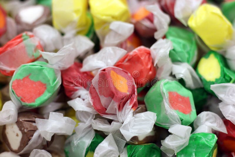 Salty and Candy Bar of Several Kinds of Salty Snacks and Colorful ...