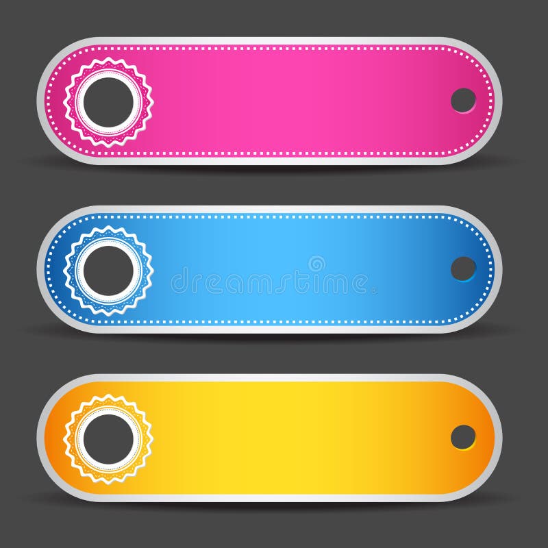 Tag colorido ilustração do vetor. Ilustração de compras - 24385007