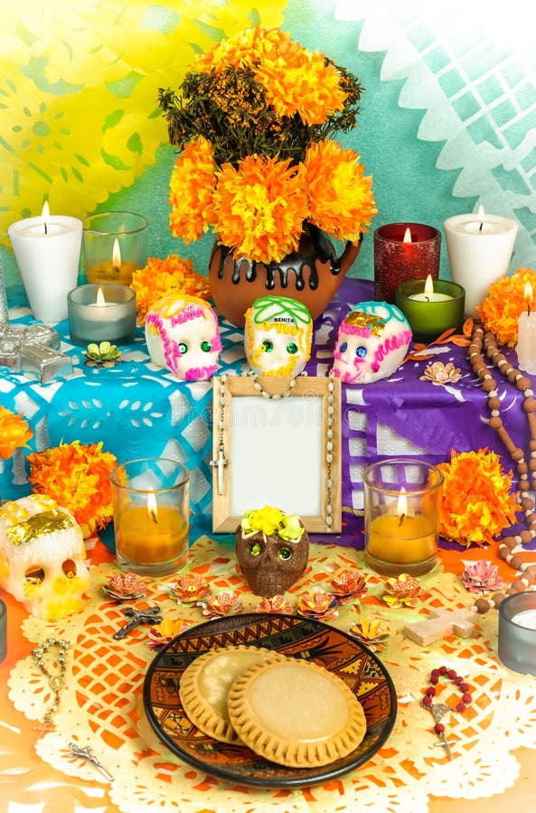Tag Der Toten. Traditionelles Mexikanisches Catrina Stockfoto - Bild ...
