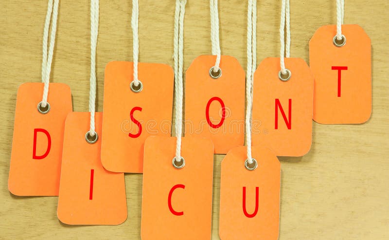 Etiquetas de desconto foto de stock. Imagem de fundo - 64875942