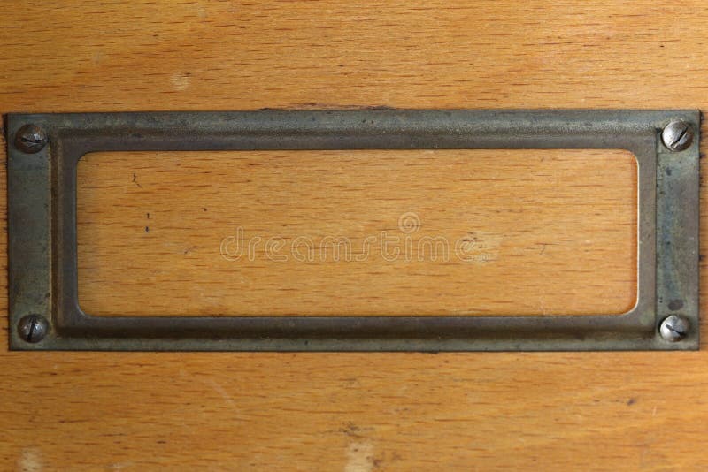 Tag - Label - on the Wooden Board Stock Image - Image of drawer ...