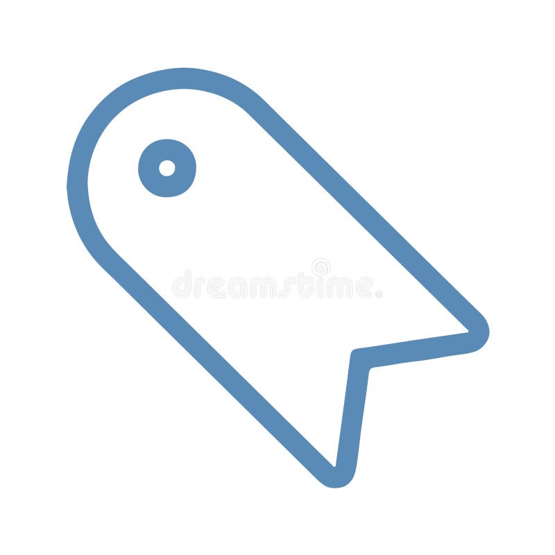 Tag Line Icon stock vector. Illustration of icon, vector - 96248000