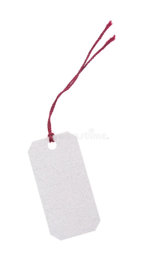 Blank Paper Label Tag stock image. Image of path, name - 10972185