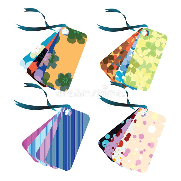 Tag set no 1 stock vector. Illustration of price, cardboard - 10843880