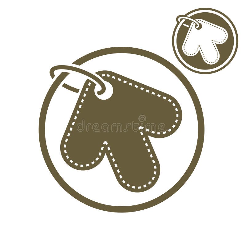 Tag Retail Theme Vector Simple Single Color Icon. Stock Vector ...