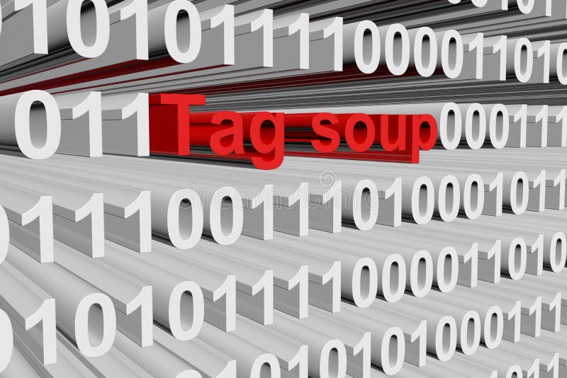 Tag soup stock illustration. Illustration of page, network - 91235640
